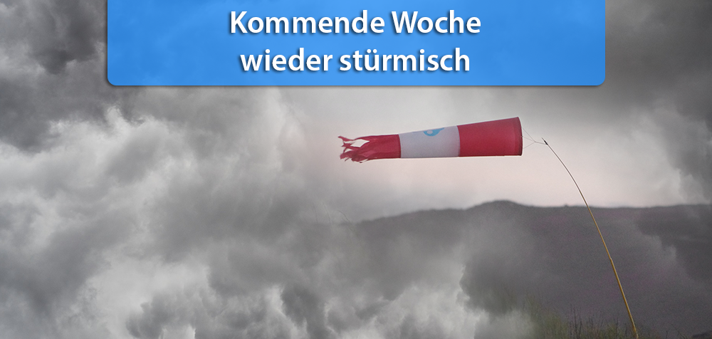 Erneut stürmisch: So viel Wind gibt's ab Dienstag - Unwetter24.net