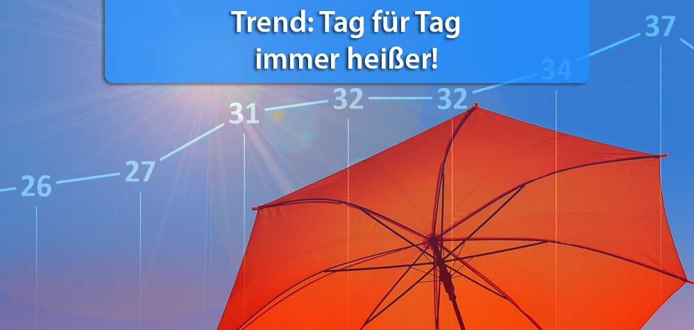 Extreme Hitze: So steigen die Temperaturen - Unwetter24.net