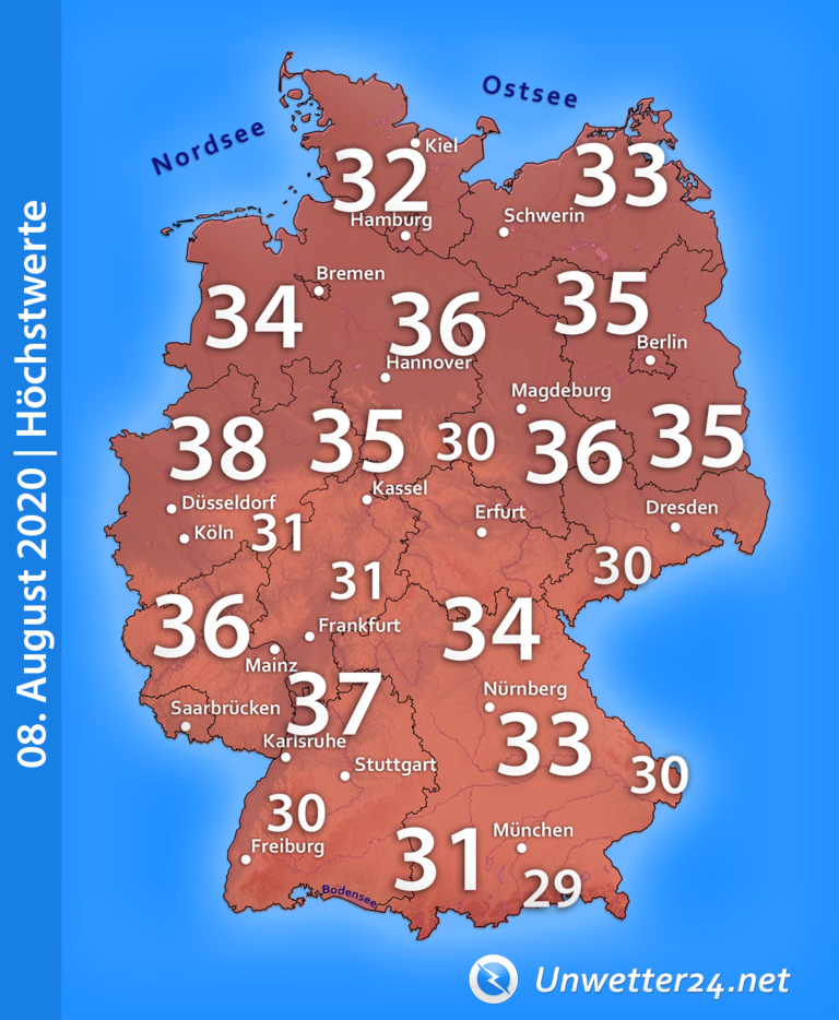 Extreme Hitzewelle: Das erwartet uns in den nächsten Tagen!