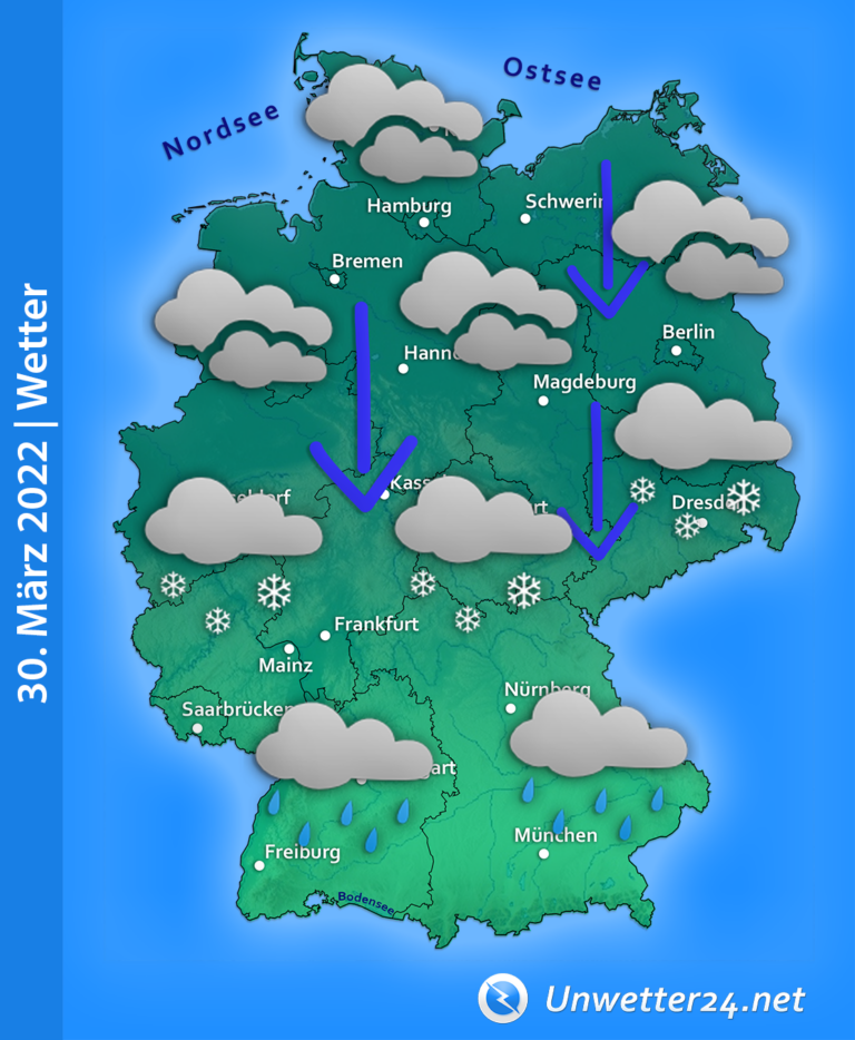 Ab Mittwoch teils wieder Schnee! - Unwetter24.net