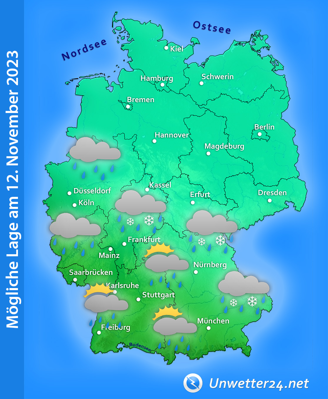 Potential auf Schnee zum Sonntag? - Unwetter24.net