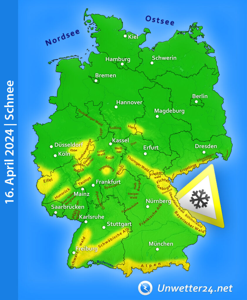 "Wintereinbruch" mit Schnee und Frost - Unwetter24.net