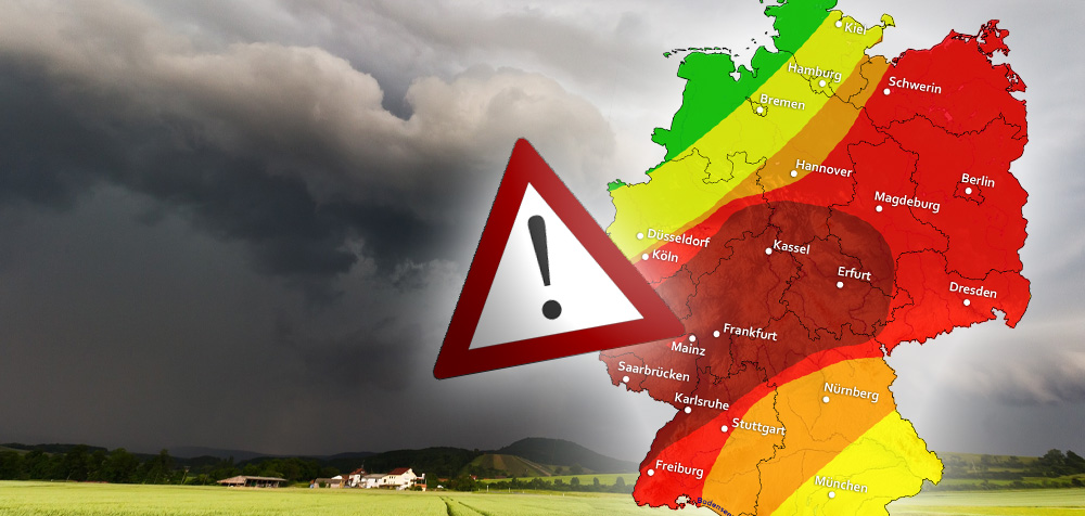 Massive Unwetter ab Samstagabend – Gewittertief "Annelie" - Unwetter24.net